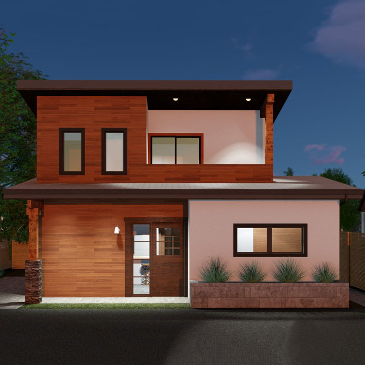 Custom Laneway House Design In Vancouver | As-Built Blueprint